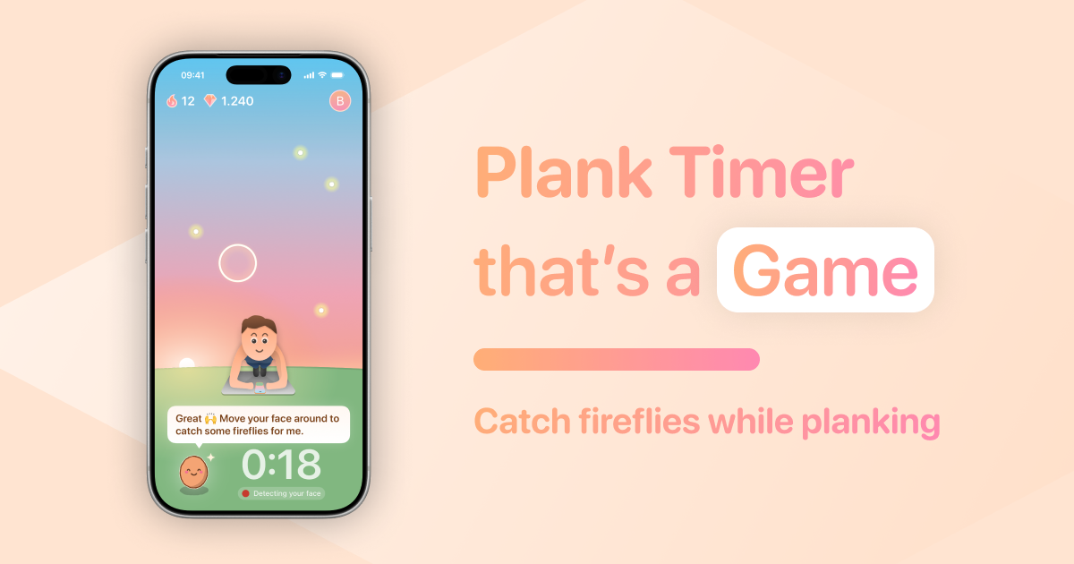 Plank Timer Workout Game for iOS: Planki App